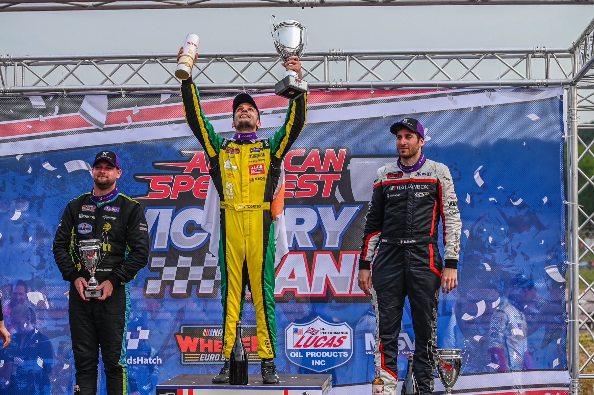 Vladimiros Tziortzis makes it three in a row - NASCAR Euro Series