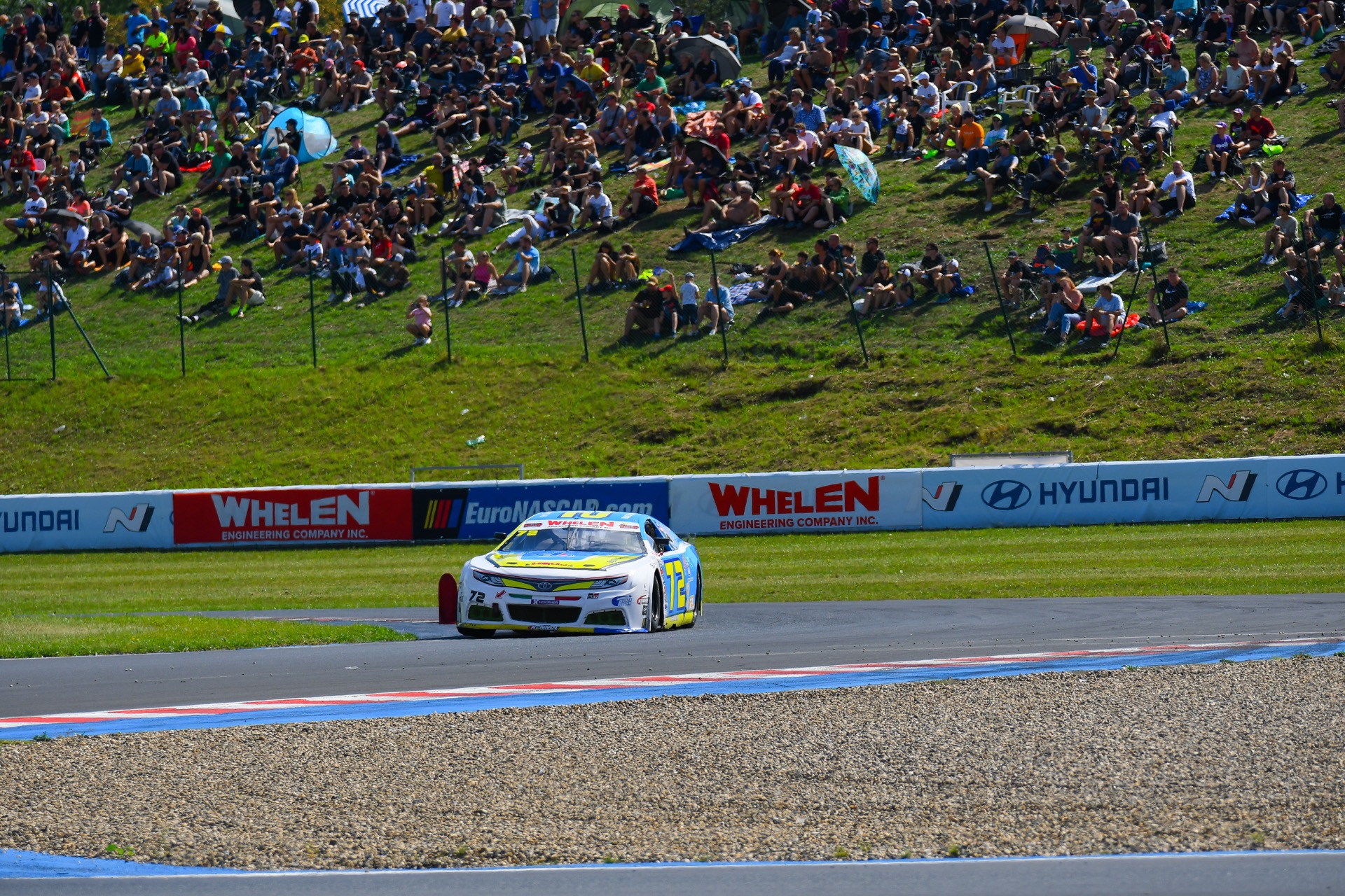 Vittorio Ghirelli wins dramatic race at Autodrom Most - NASCAR Euro Series