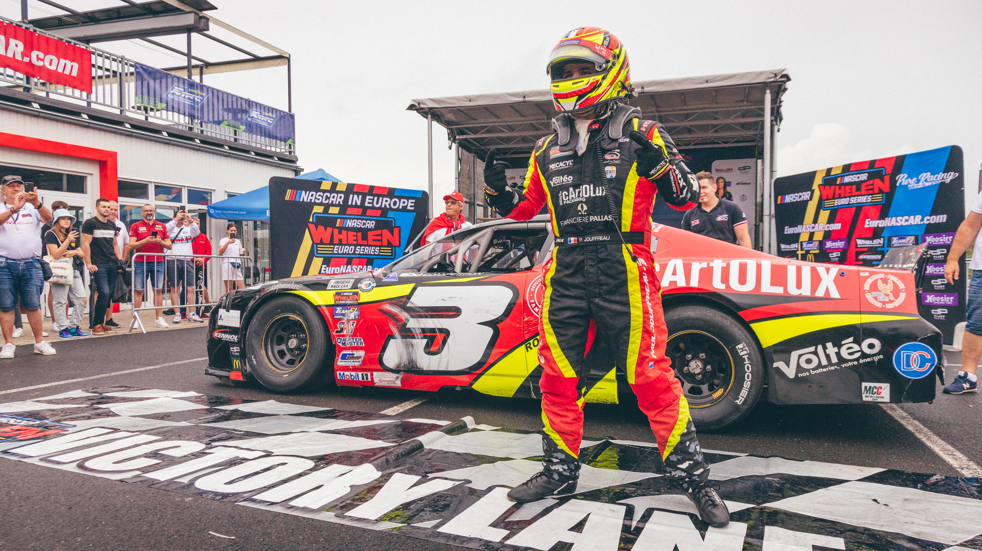 Paul Jouffreau sets record as the youngest EuroNASCAR PRO winner in ...