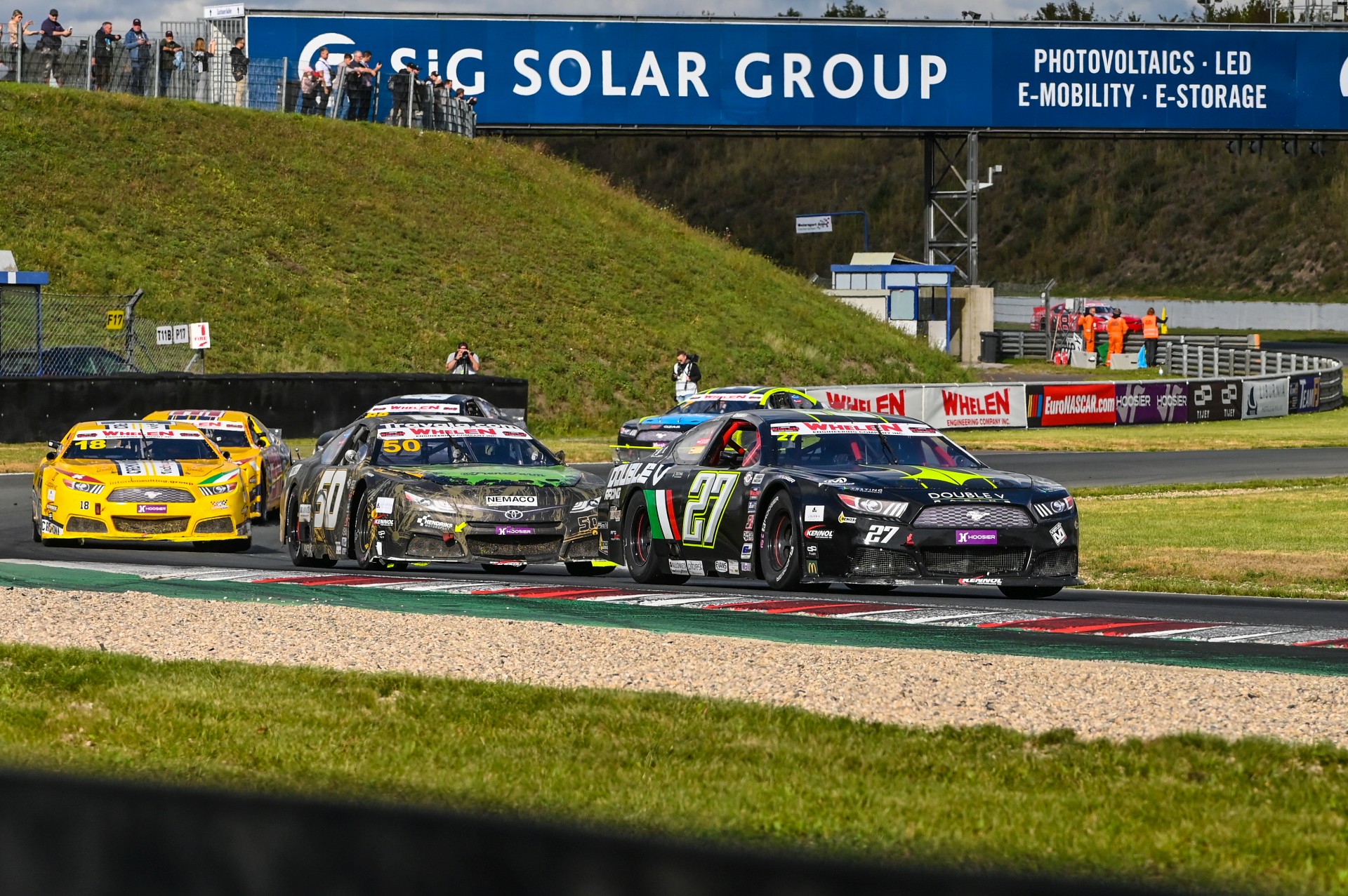 Triple-threat match: Three drivers in four points in EuroNASCAR 2 ...