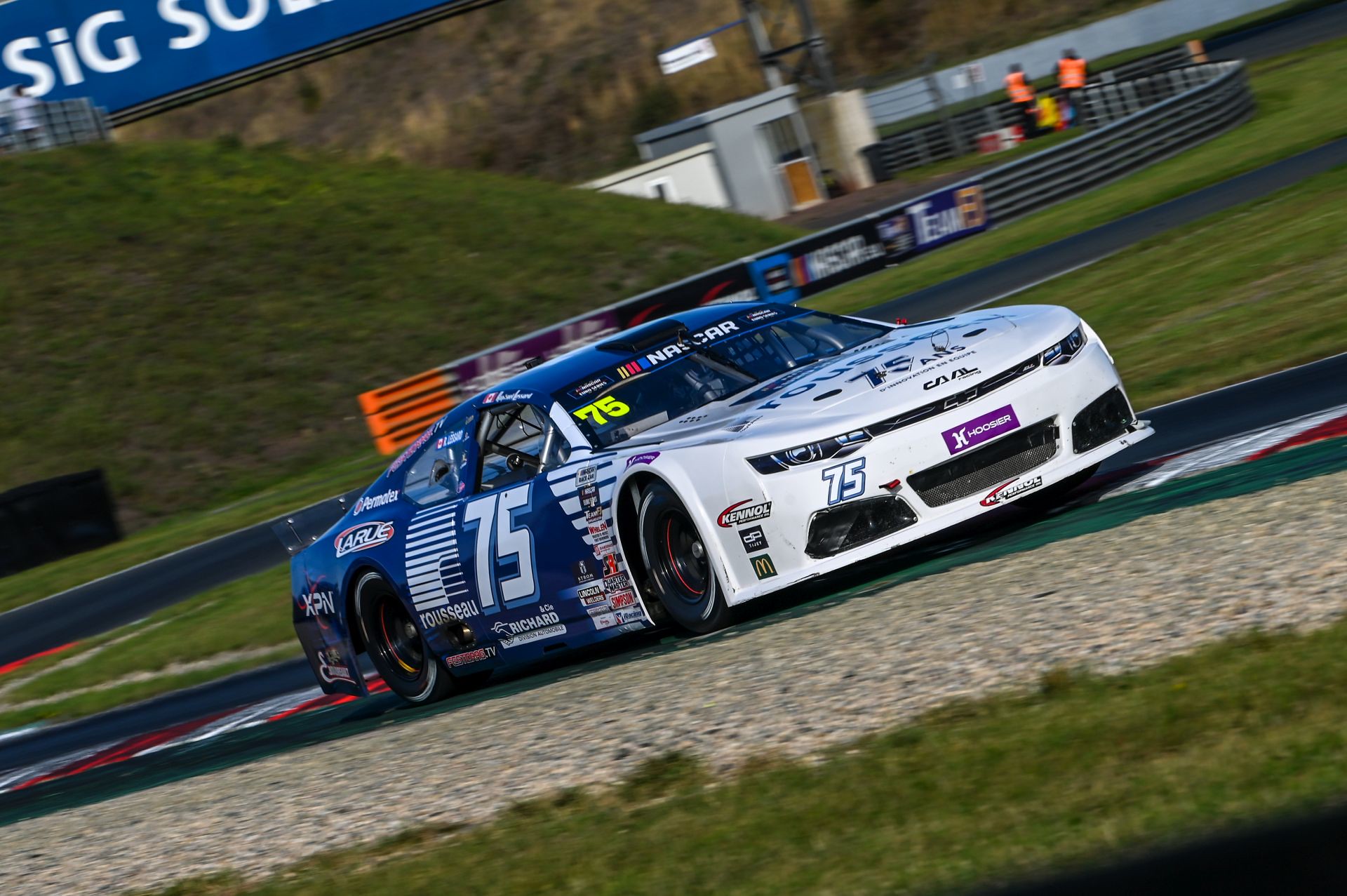 The pure racing experience: Raphael Lessard in the top-10 on NASCAR ...