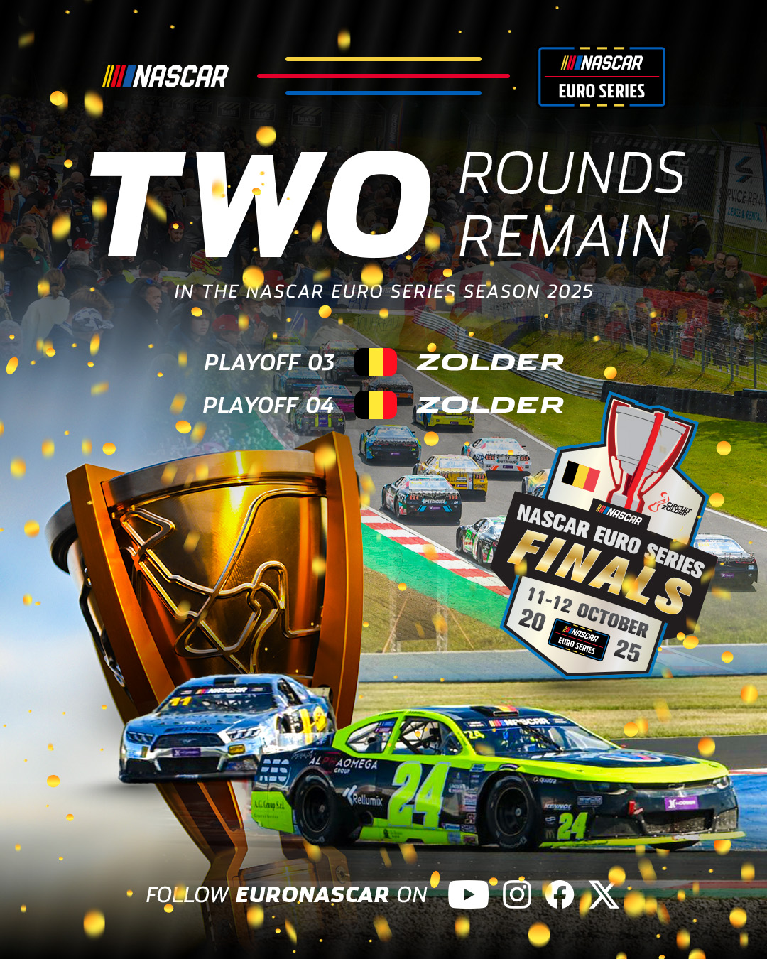 It’s Time to Crown the European NASCAR Champions at Circuit Zolder ...